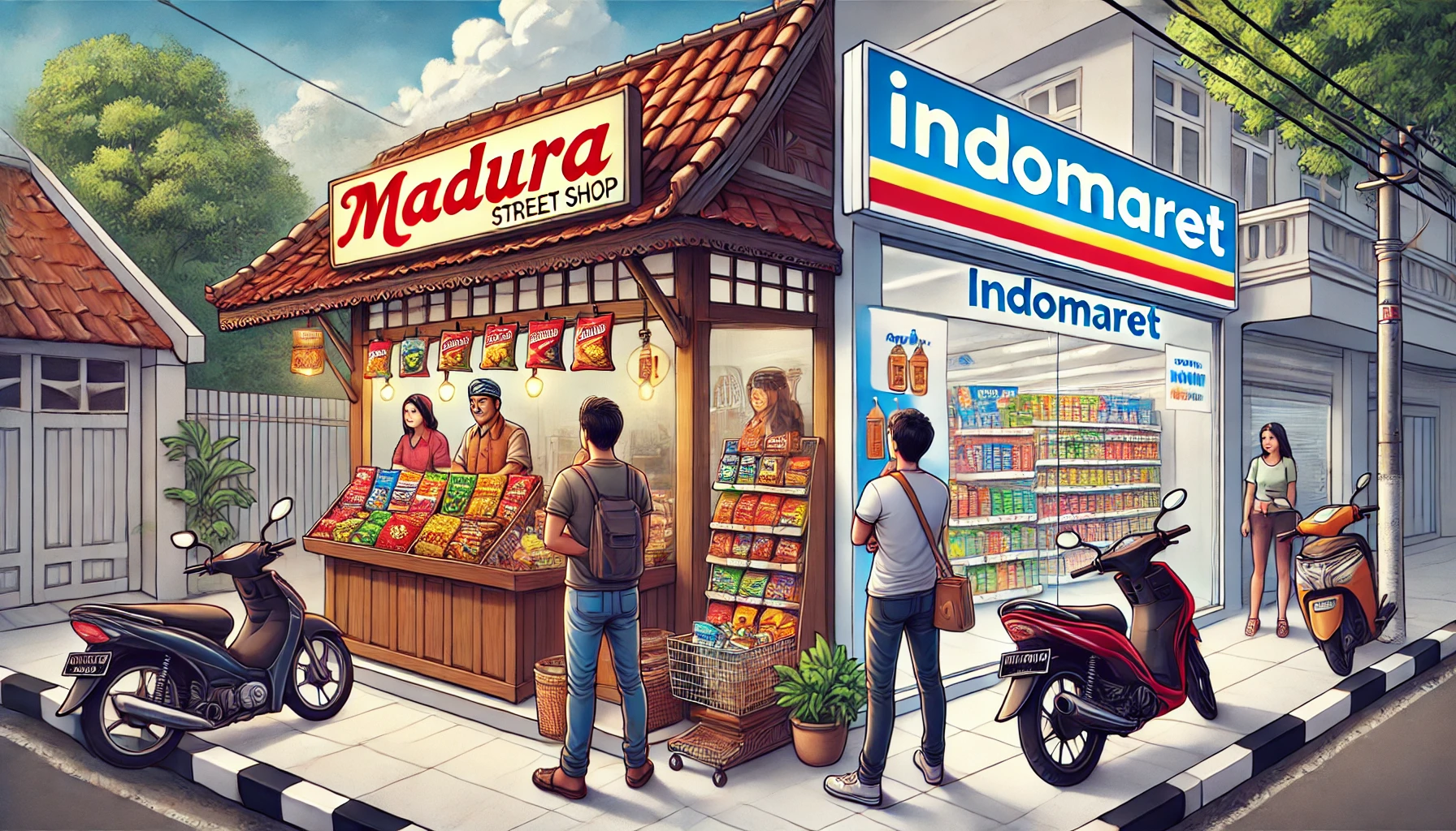 Ritel Madura Vs Ritel Modern - Tilas ID